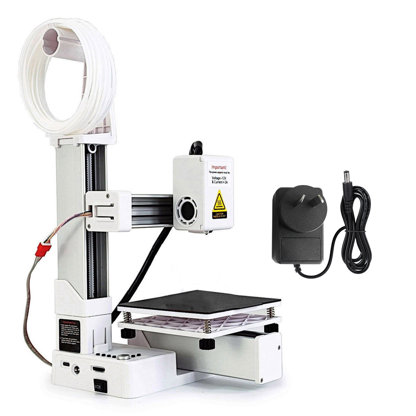 Частотное разделение мультиплексирование 3D принтер высокая точность быстрый нагрев компактный 3D печатный станок для образования AU Plug белый