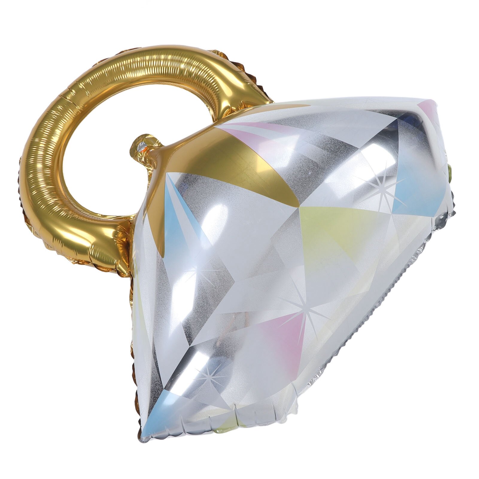 6 шт. Воздушный шар с бриллиантовым кольцом из алюминиевой фольги Сферические воздушные шары с бриллиантовым кольцом для свадебного душа Свадебная помолвка Декоративные воздушные шары Золото