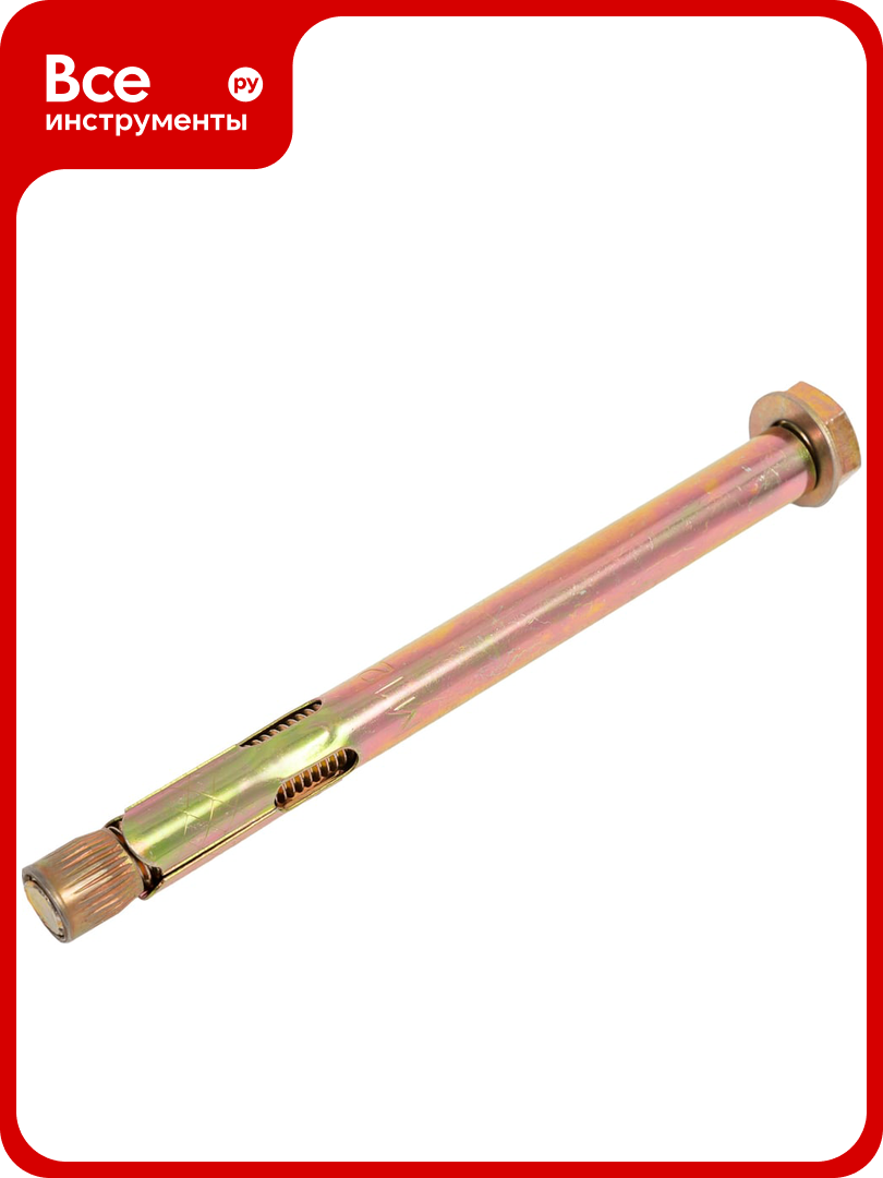 Анкер болт креп-комп с болтом м10, 12х140, 5 шт. аб12140мф