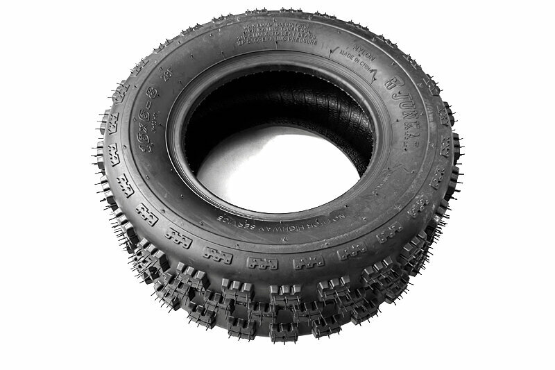 Покрышка JUNKAI, внедорожная, 16х6-8, для квадроцикла, черная