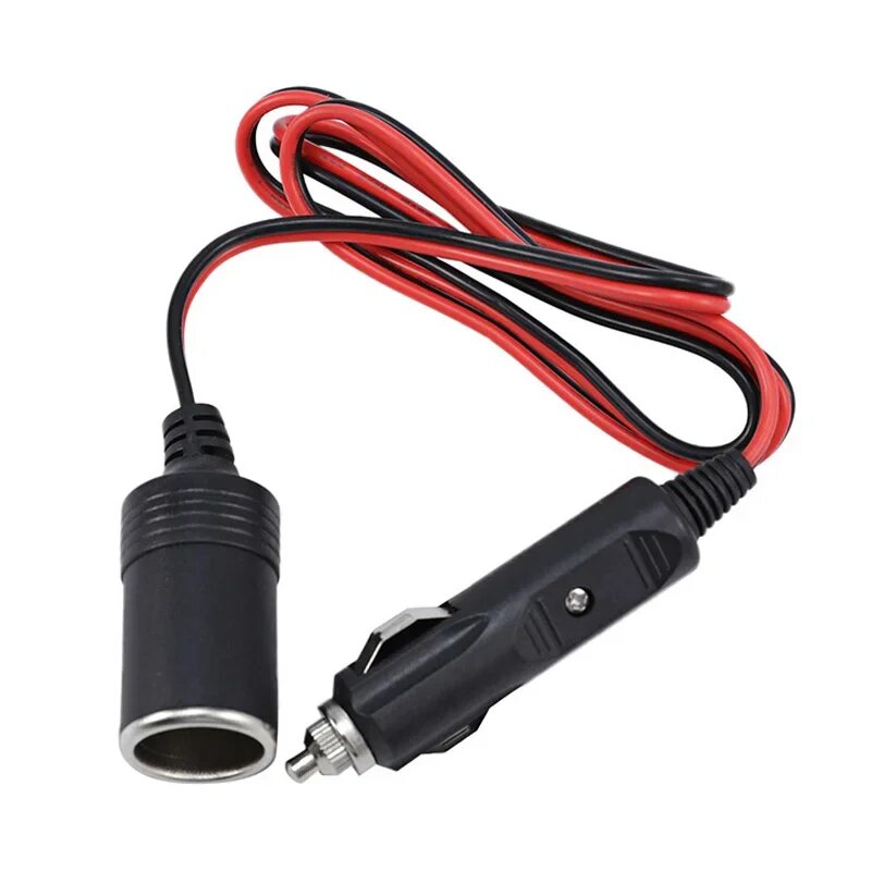 1 м 12/24 В универсальный автомобильный прикуриватель, вилка, удлинитель питания, адаптер, удлинительный кабель, медный провод, автомобильные аксессуары