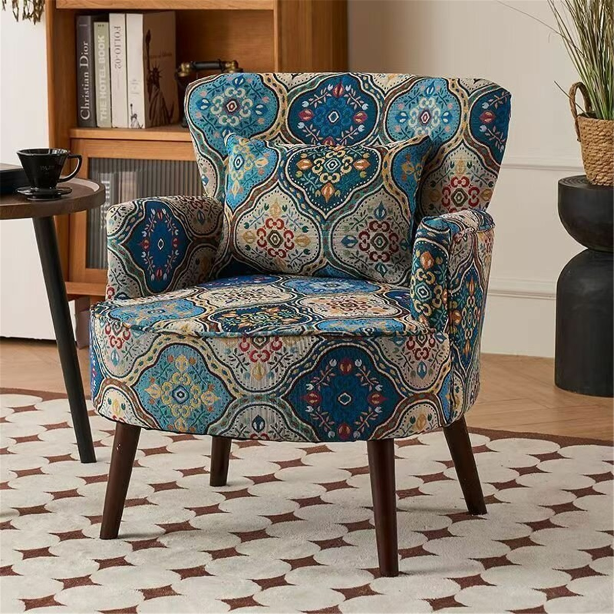 Кресло-реклайнер вогдаль, акриловая обивка, мягкие подлокотники, 70x70x80 см