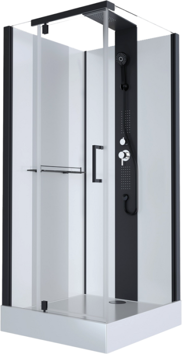 Душевая кабина Black&White Galaxy G8702 900х900х2170, с низким поддоном