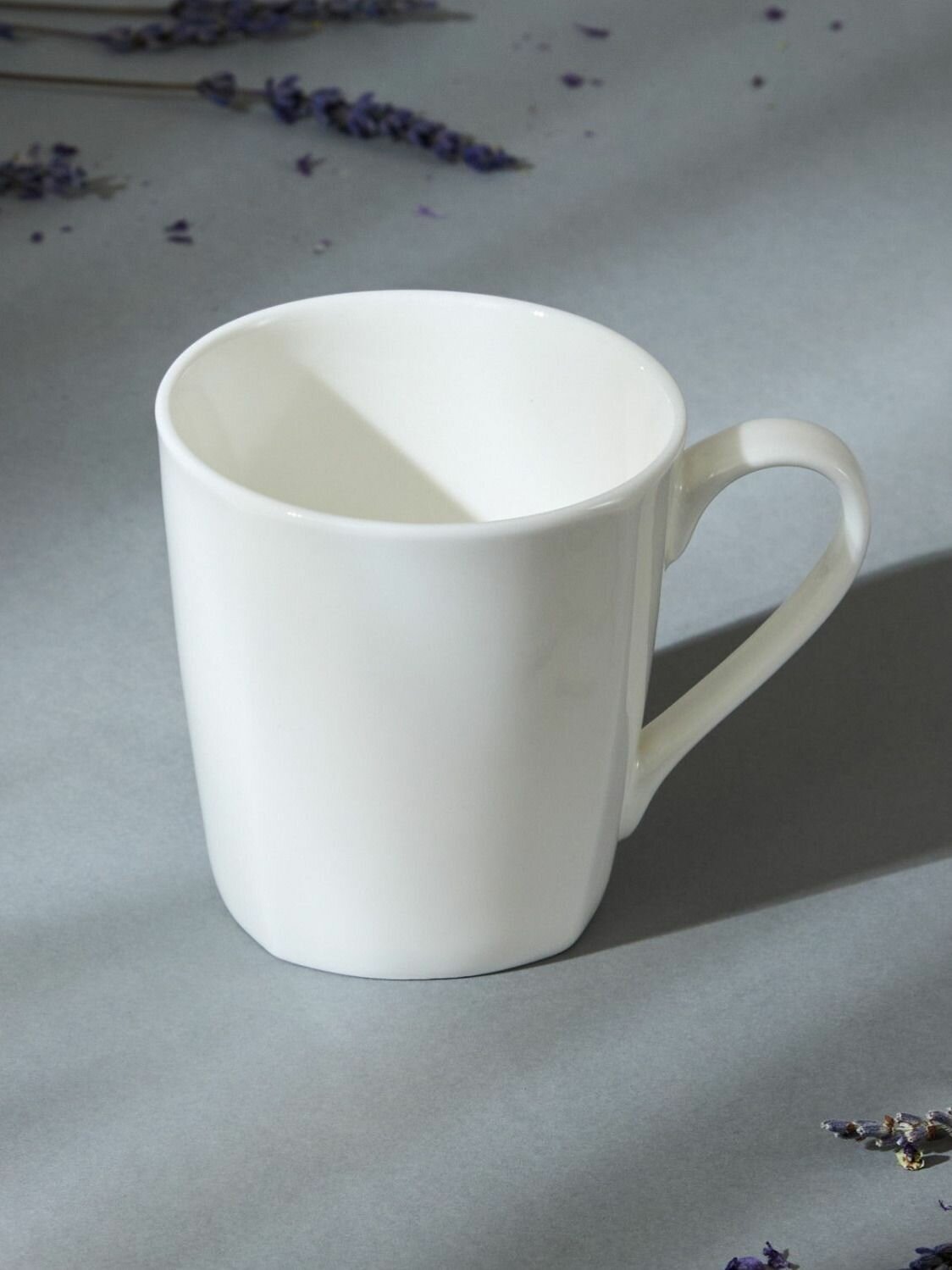 Cozy Home Кружка "Bianco nobile" 8х8х8,5 см, цв. белый, костяной фарфор, 260 мл