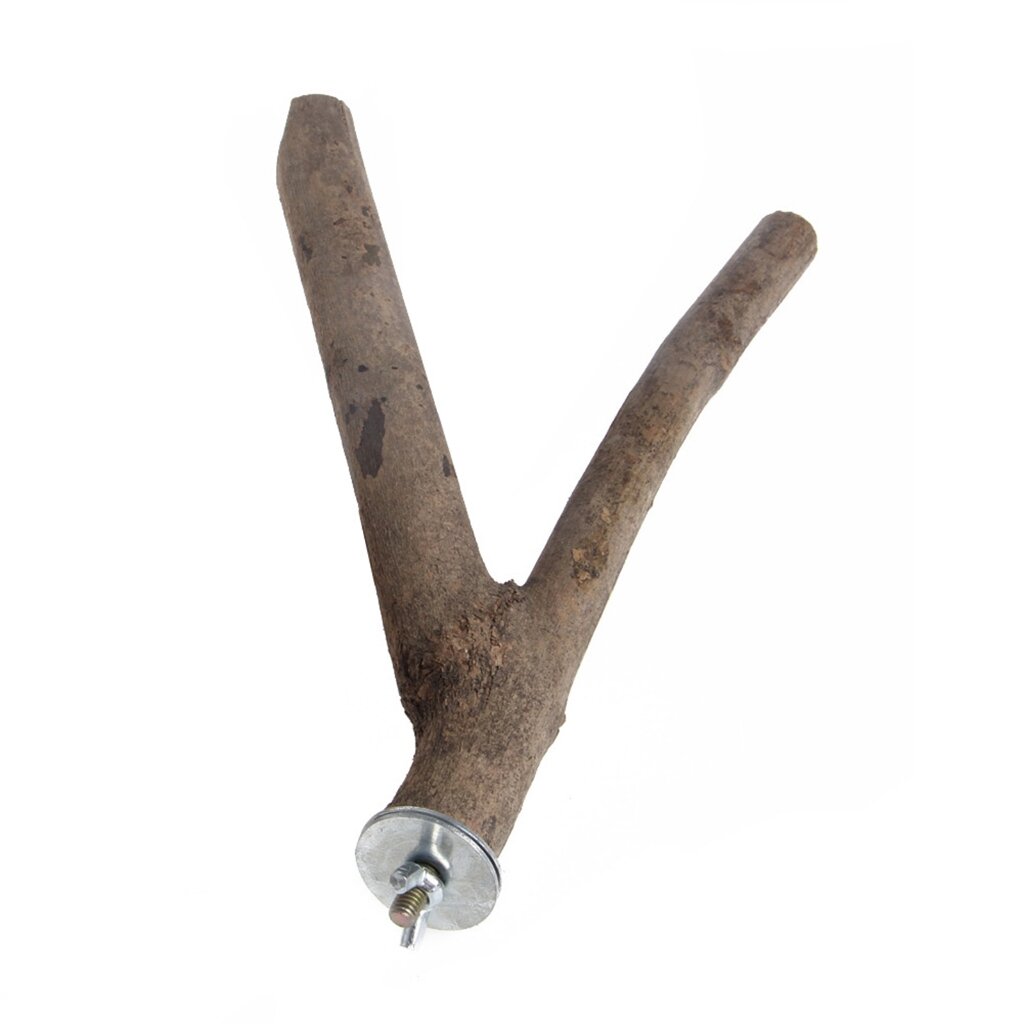 Птичий окунь, ветки из натурального дерева, деревянная подставка, клетка для попугая, аксессуары