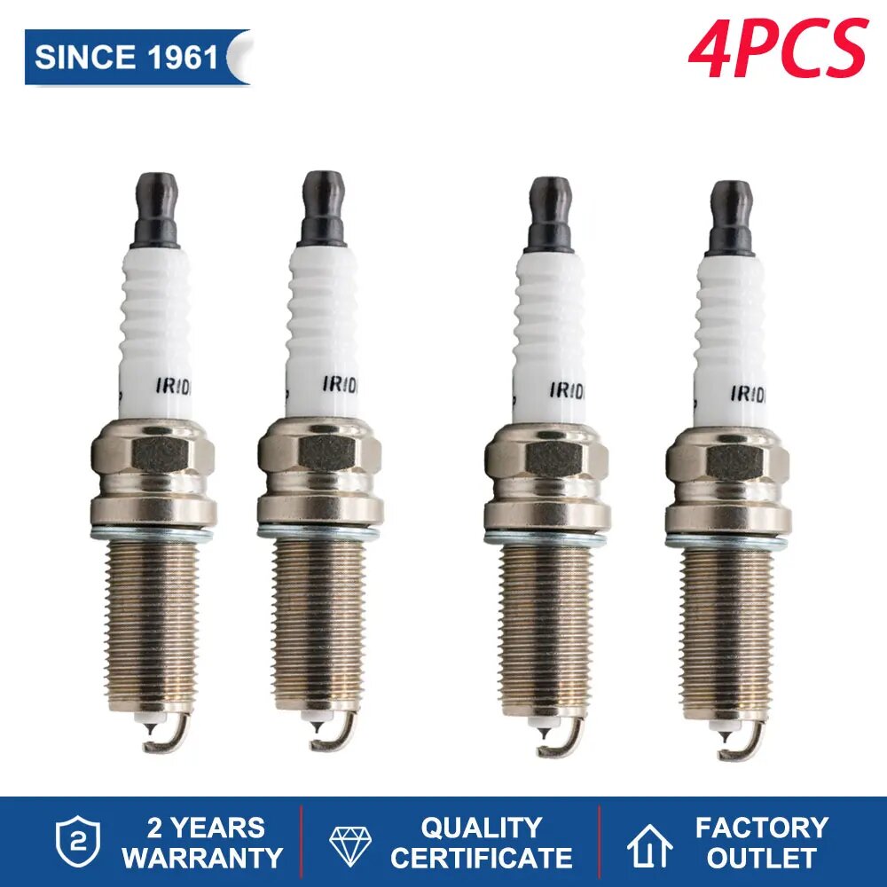 2-8PCS Иридиевые платиновые свечи зажигания факела KH6RTIP Замена для свечей 3588/ILFR6A LFR6D 0241240631 0242240619 F6MPP332 FR6MPP332 4 pieces with box