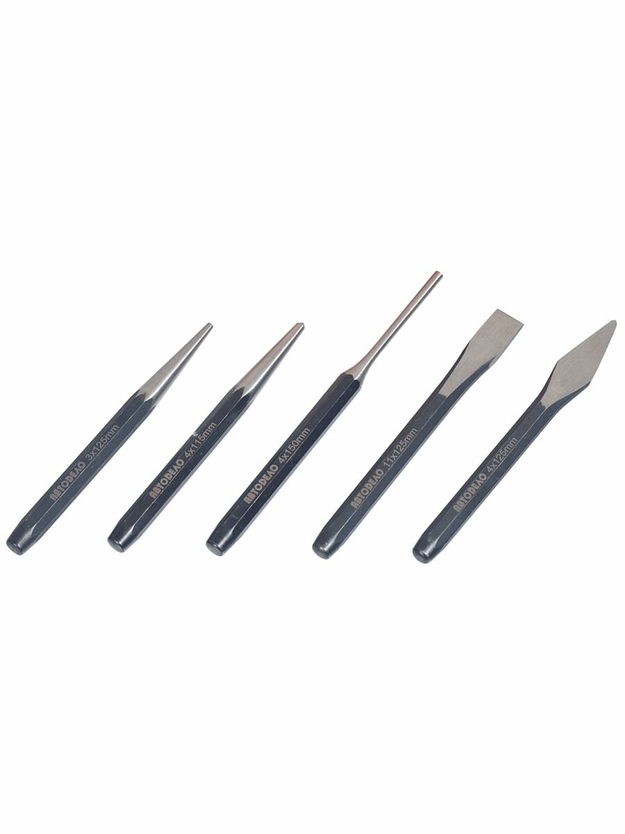 Набор ударного инструмента 5 предметов, хромованадиевая сталь, АвтоDело (40617)