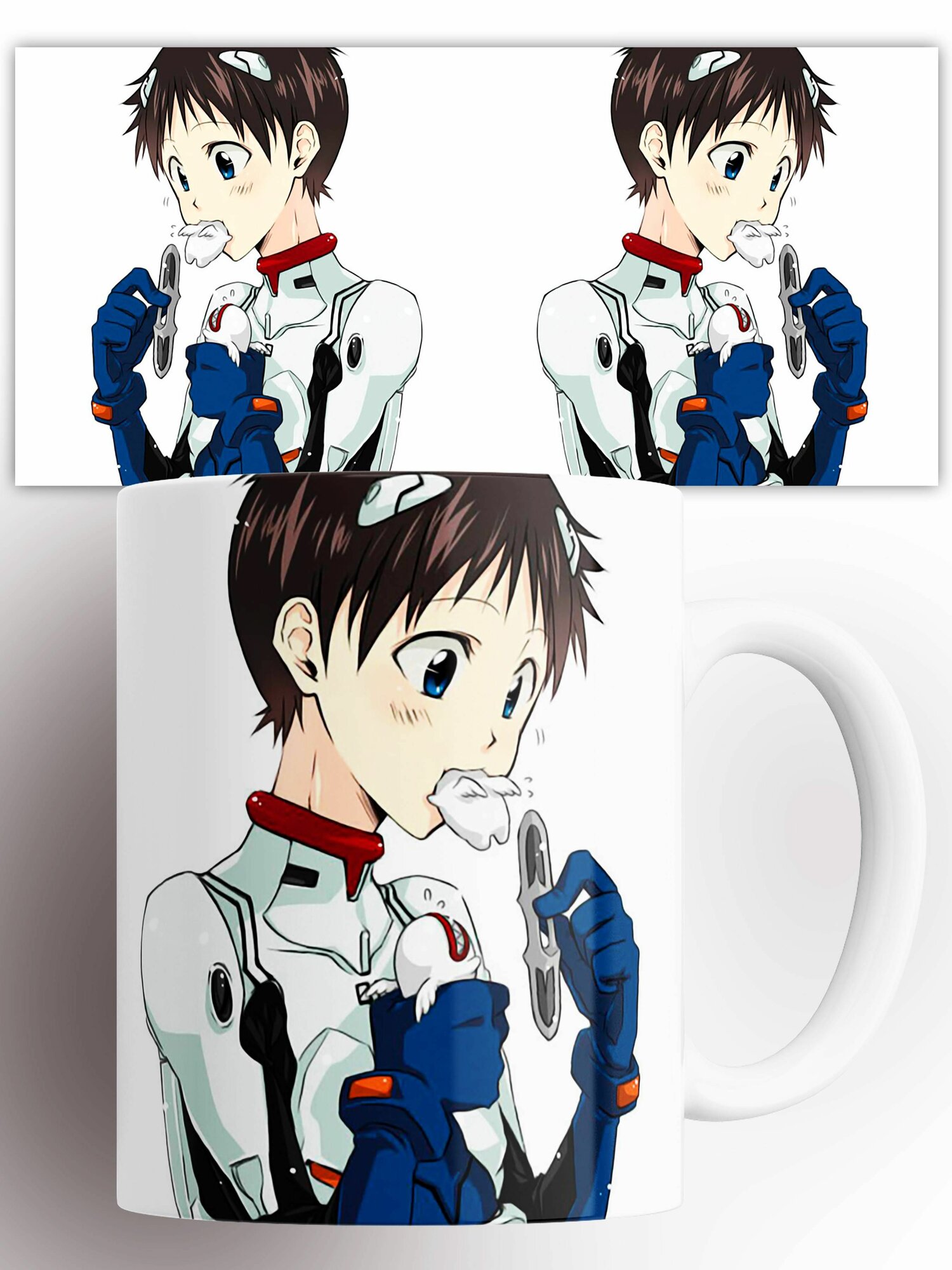 Кружка аниме Евангелион Синдзи Икари Evangelion 330 мл