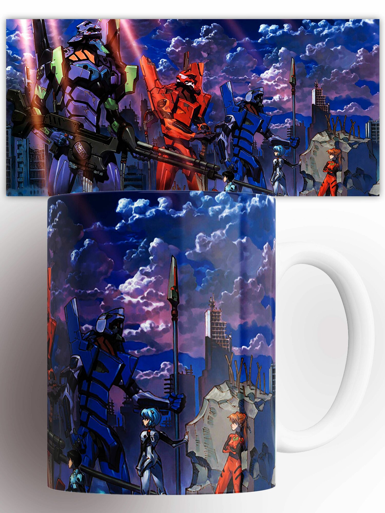 Кружка аниме Евангелион Evangelion 330 мл