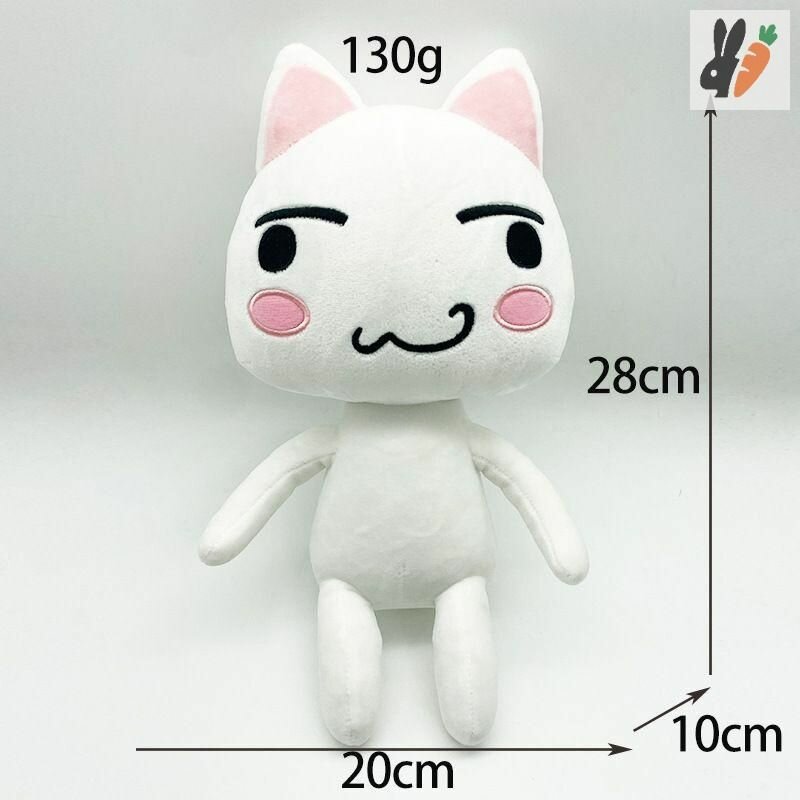 Мягкая кукла 30 см kawaii toro inoue the cat, плюшевая