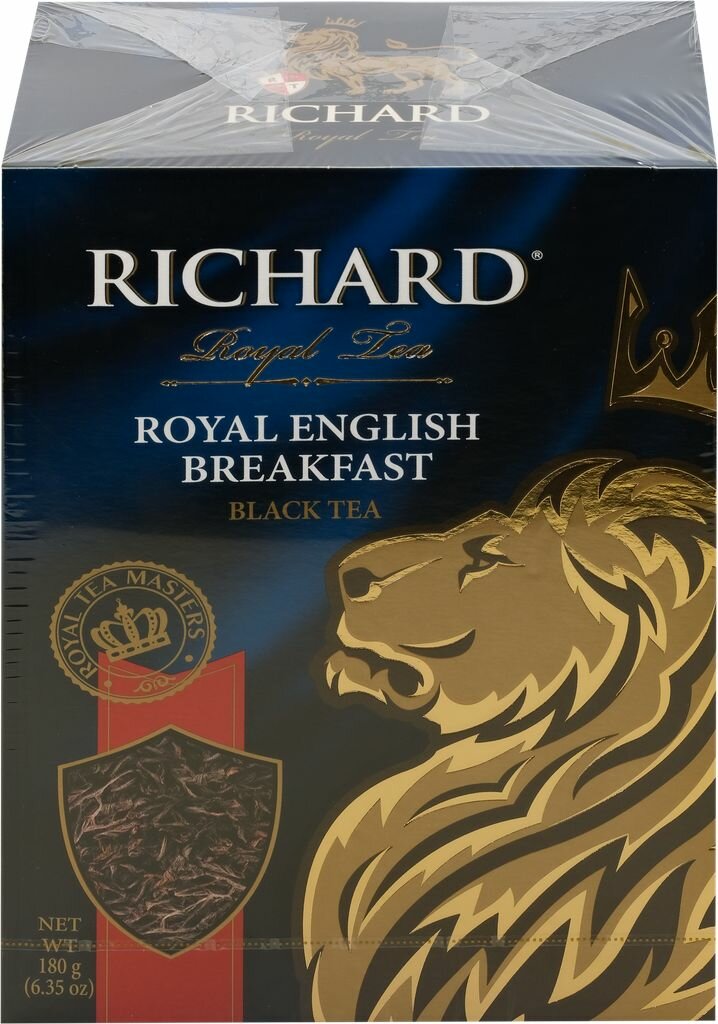 Чай черный RICHARD Royal English Breakfast листовой, 180г