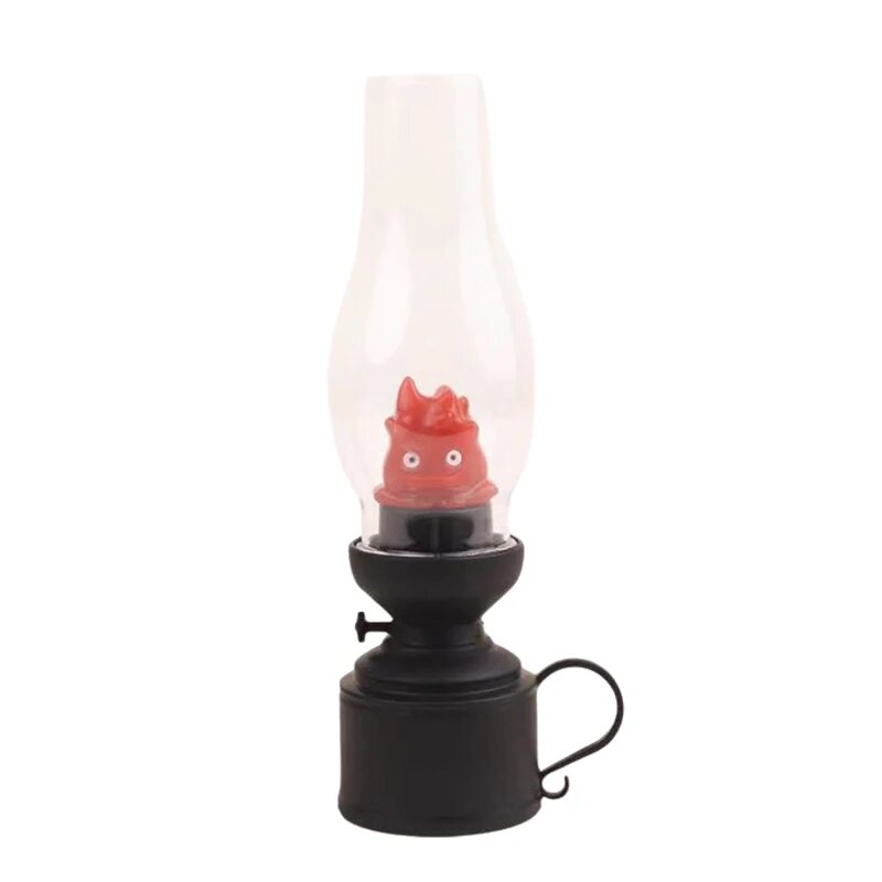 Ночник-лампа в виде керосиновой лампы с Сусуватарой, красный, Emitting Color: B