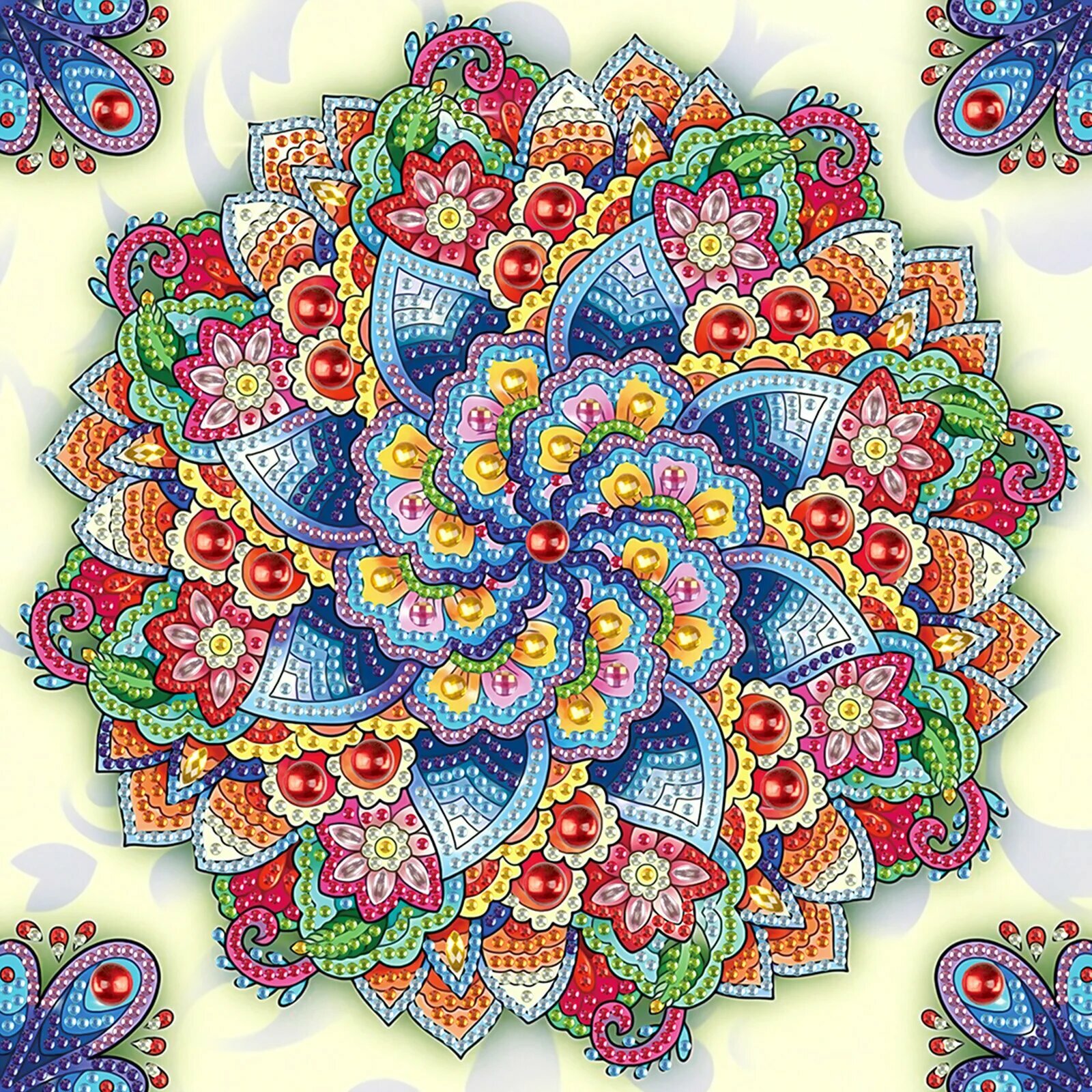 Алмазная мозаика "Мандала", Цвет: AT258
