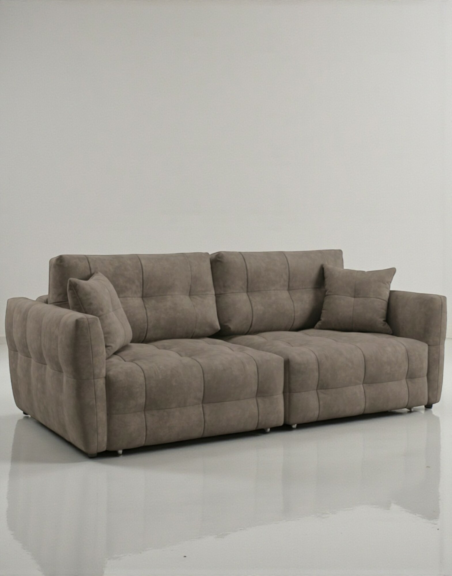 Диван-кровать для ежедневного сна Лондон, еврокнижка, на пружинном блоке