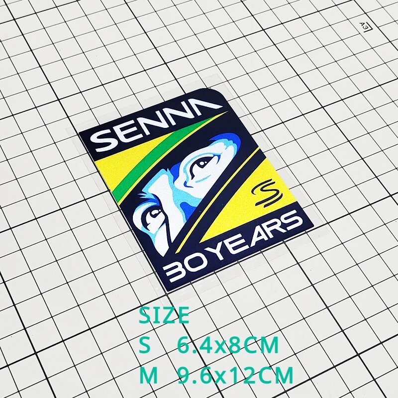 Наклейка SENNA 30 лет, 12см, цвет A