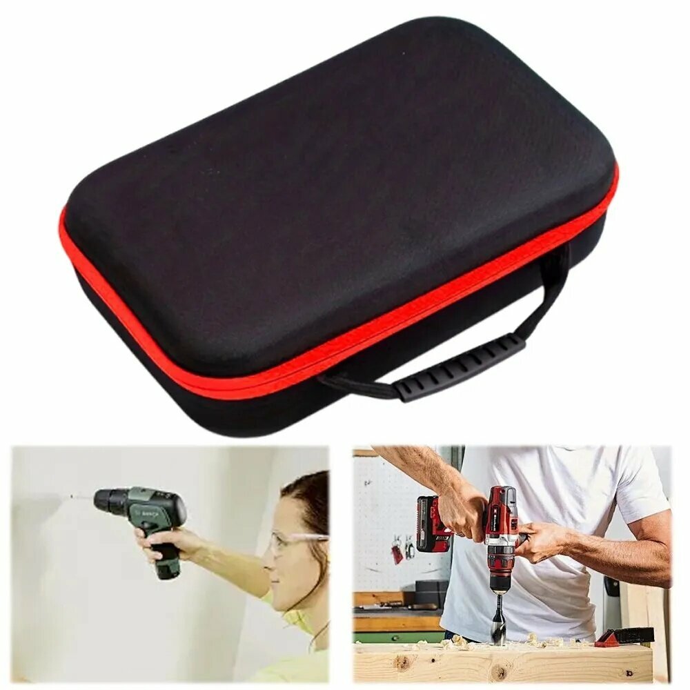 Чехол для шуруповерта Портативный, из ткани оксфорд, с красной кромкой