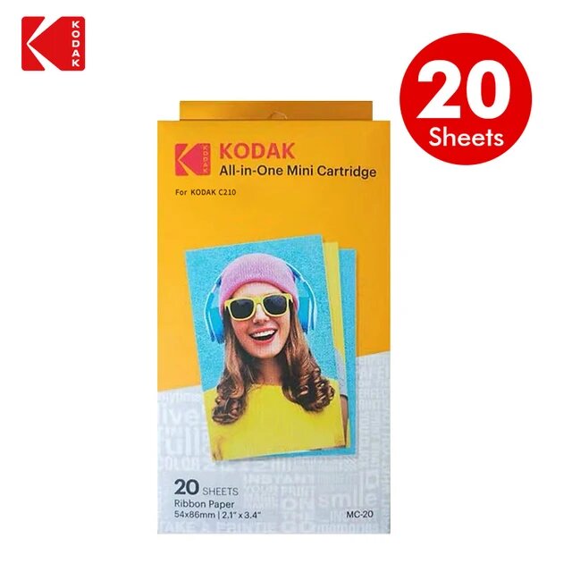 Набор картриджей Kodak C210 для Kodak Mini 2/Shot 20 Sheets
