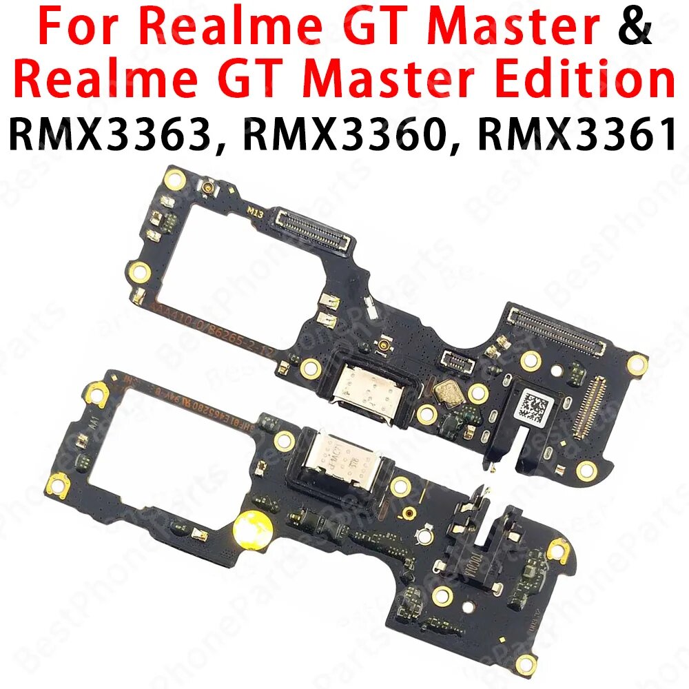 С разъемом для наушников, зарядная плата для Realme GT 5G Master Edition GT2 Pro Neo Neo2, порт для зарядки, USB-разъем, док-станция, разъем Realme GT Master