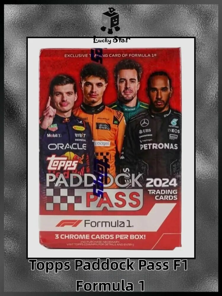 Карточка,2024 Topps Paddock Pass F1 Formula 1 Blaster Box 6 Packs Per Box, 5 Cards Per Pack