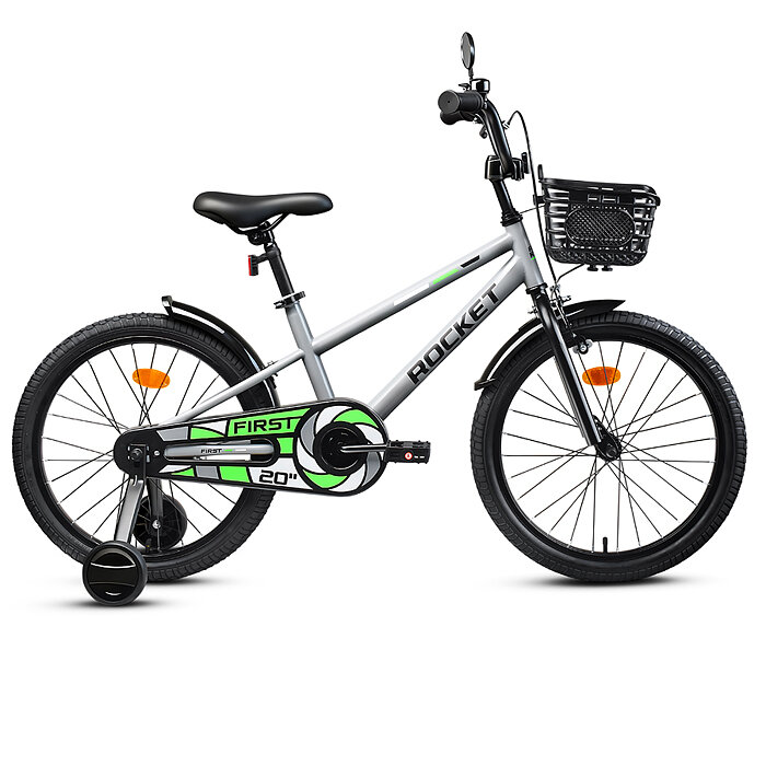 Велосипед 20" Rocket First, цвет серый