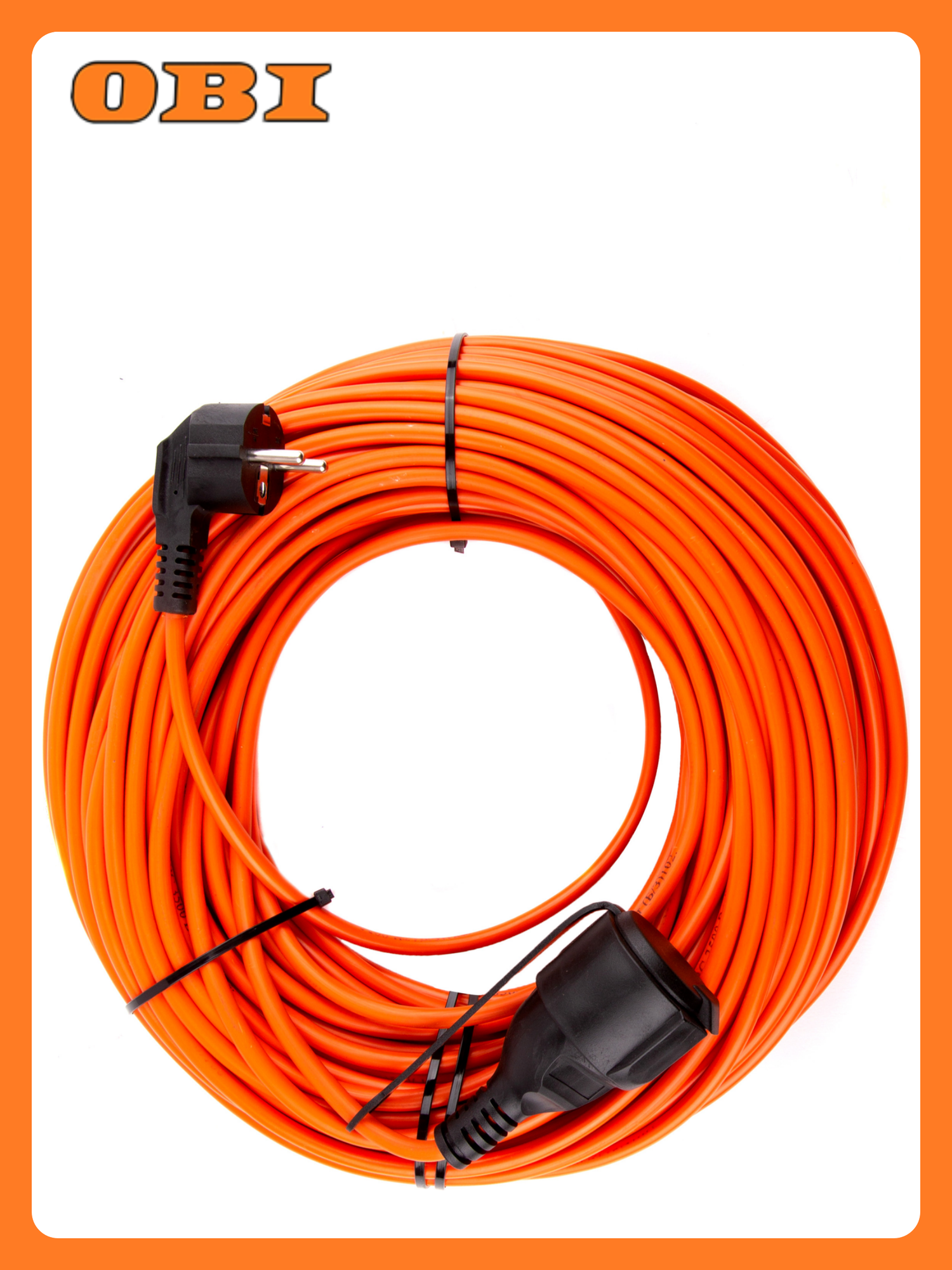 Удлинитель силовой Атлант 1 гнездо 3500 Вт с заземлением 20 м