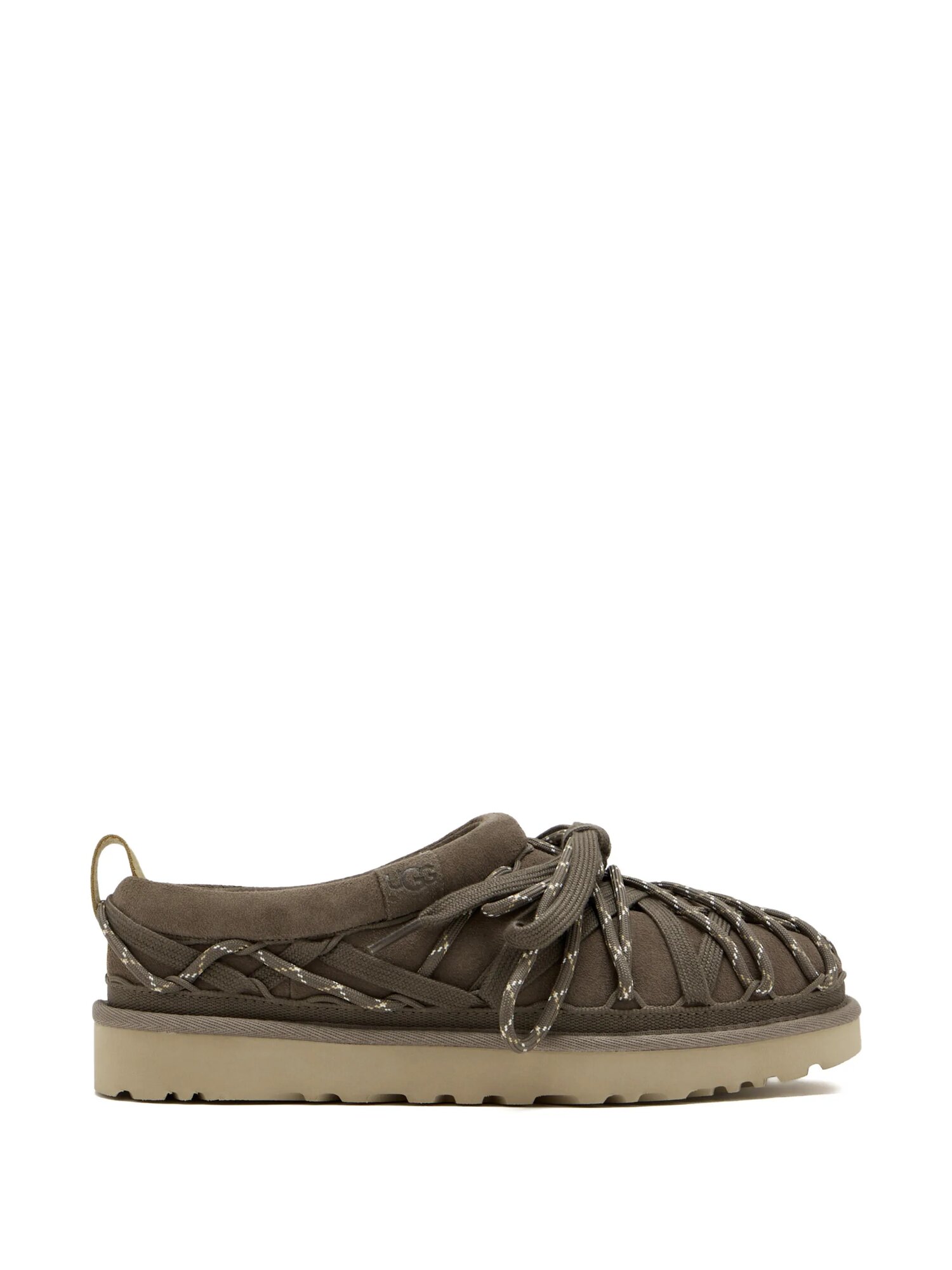 Босоножки Woven lace-up sandals