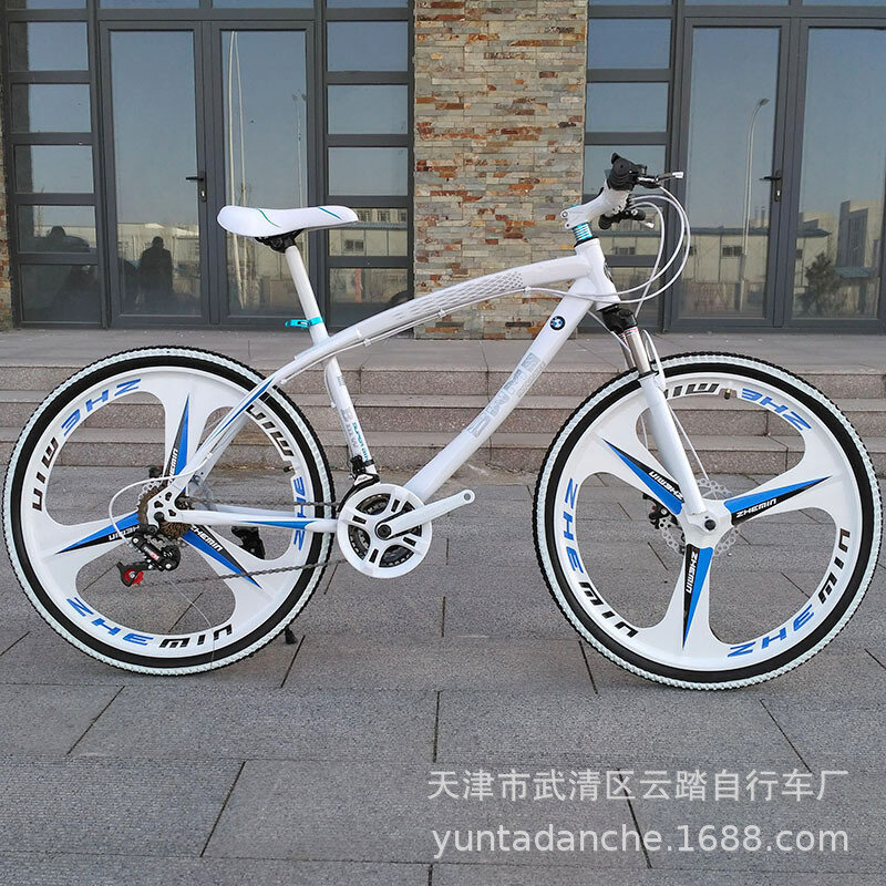 Горный велосипед в стиле BMW для взрослых, мужчин и женщин, с амортизаторами и дисковыми тормозами, подходит для внедорожных гонок, езды по шоссе и использования студентами.