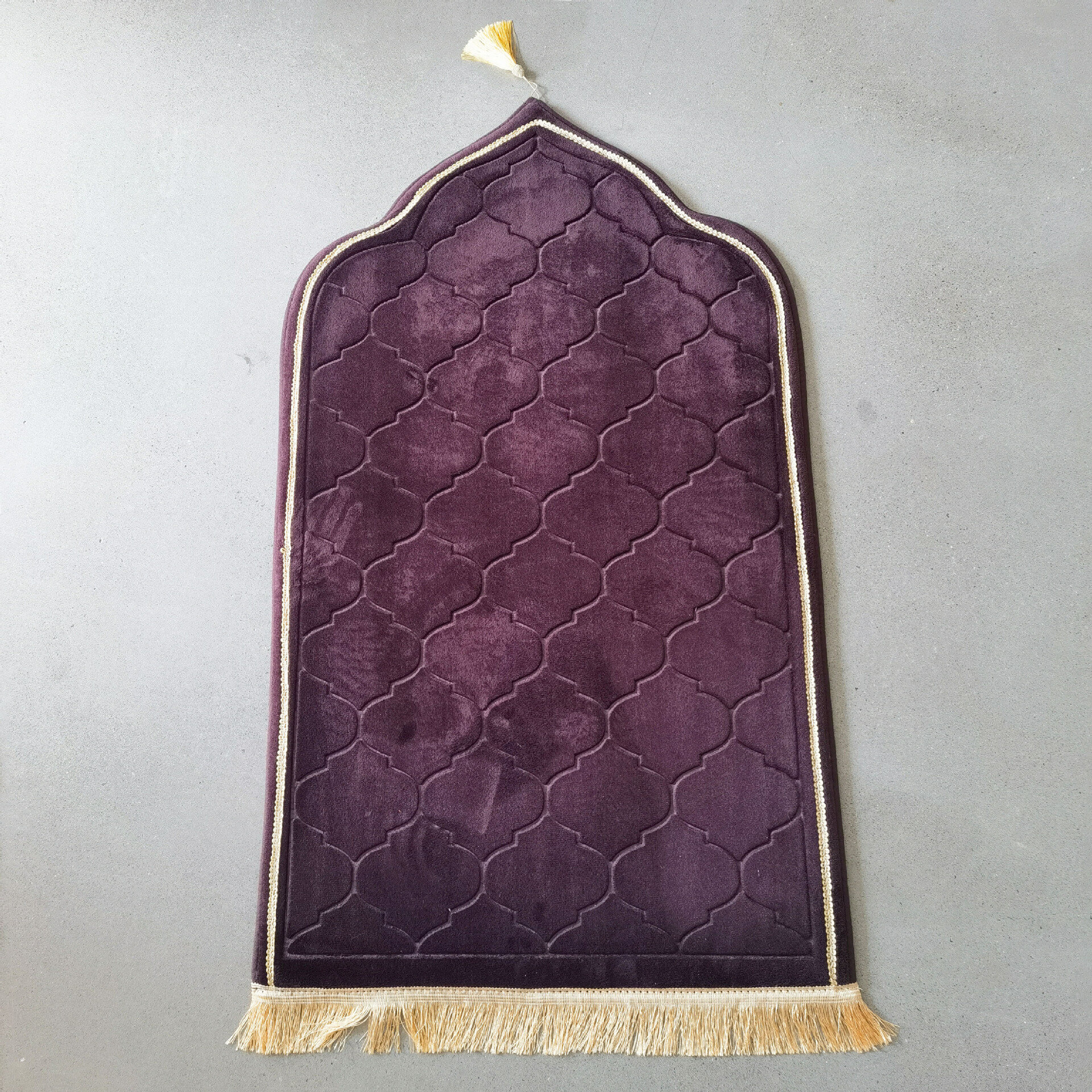 Коврик для пола с нерегулярной формой, утолщенный фланелевый, короткий ворс, молитвенный коврик, тисненый ковер для поклонения