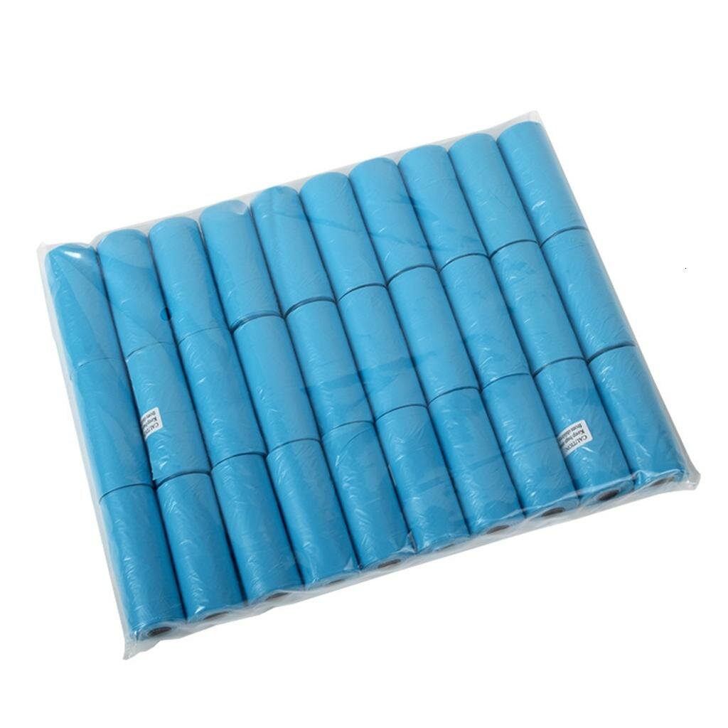 Компостируемые непродуваемые пакеты для собачьих отходов, Павлинья синева