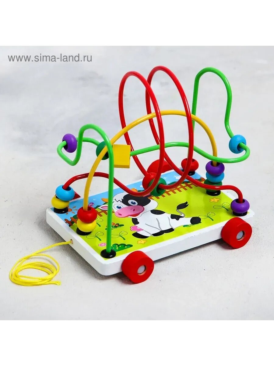 Развивающая игрушка-лабиринт для малышей