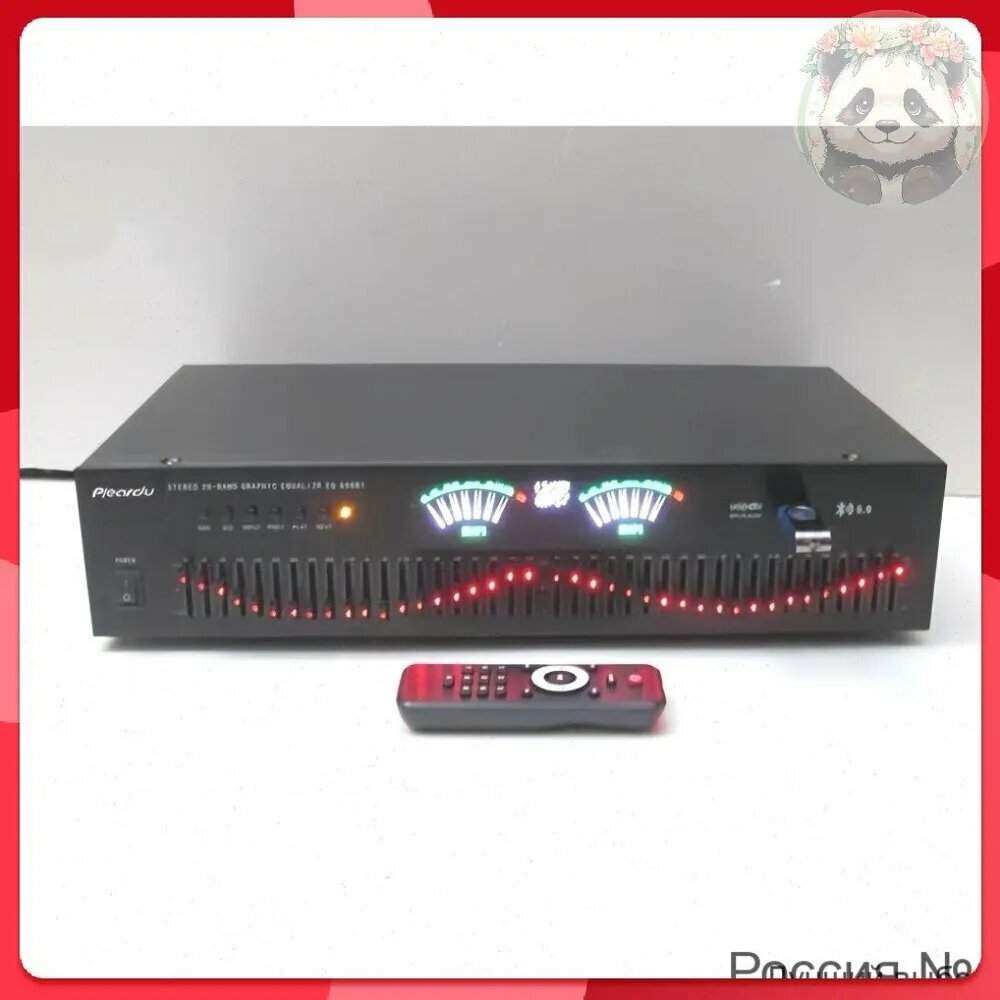 EQ666BT Графический эквалайзер Аудио цифровой контроллер эффектов/5.0 Bluetooth/USB, черный