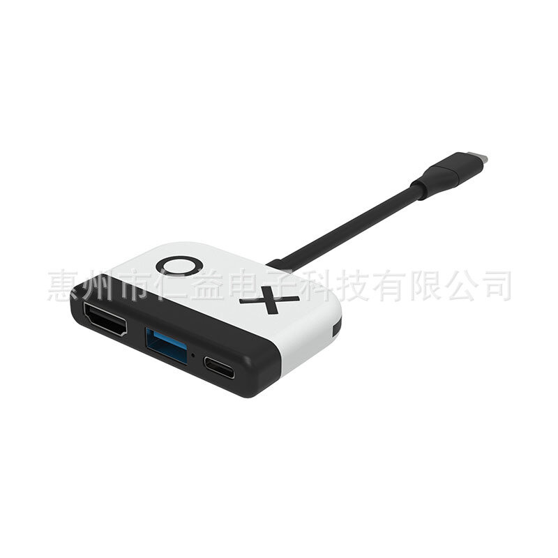 Док-станция Switch с зеркальным отображением экрана, Type C на HDMI, 3-в-1 хаб, док-станция, конвертер видео 4K для Nintendo