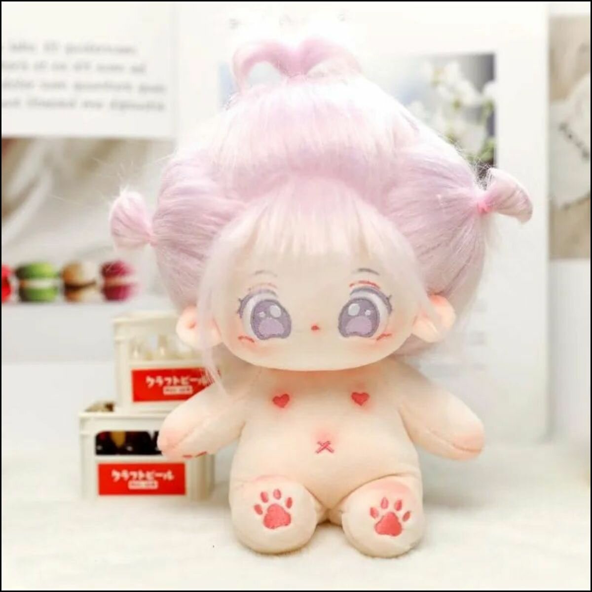 Эксклюзивная кукла с артикулированным каркасом и конечностями из хлопка