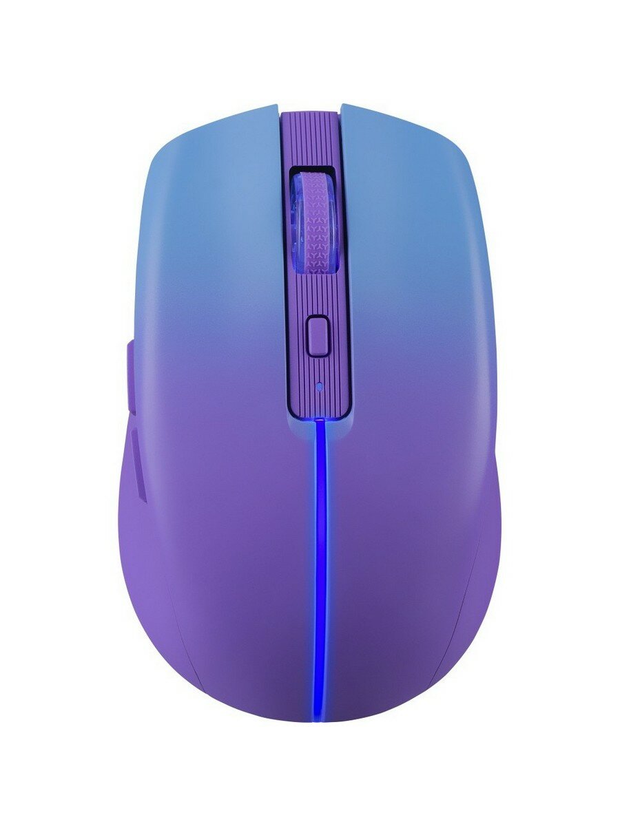 Мышь беспроводная DEFENDER Mystery (Тайна) MM-301 фиолетовый (USB/BT, 1600dpi, 6but) (52301)