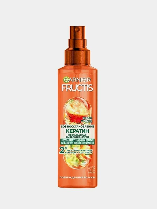 Garnier "FRUCTIS SOS", Сыворотка-спрей для волос, Кератин, 150мл