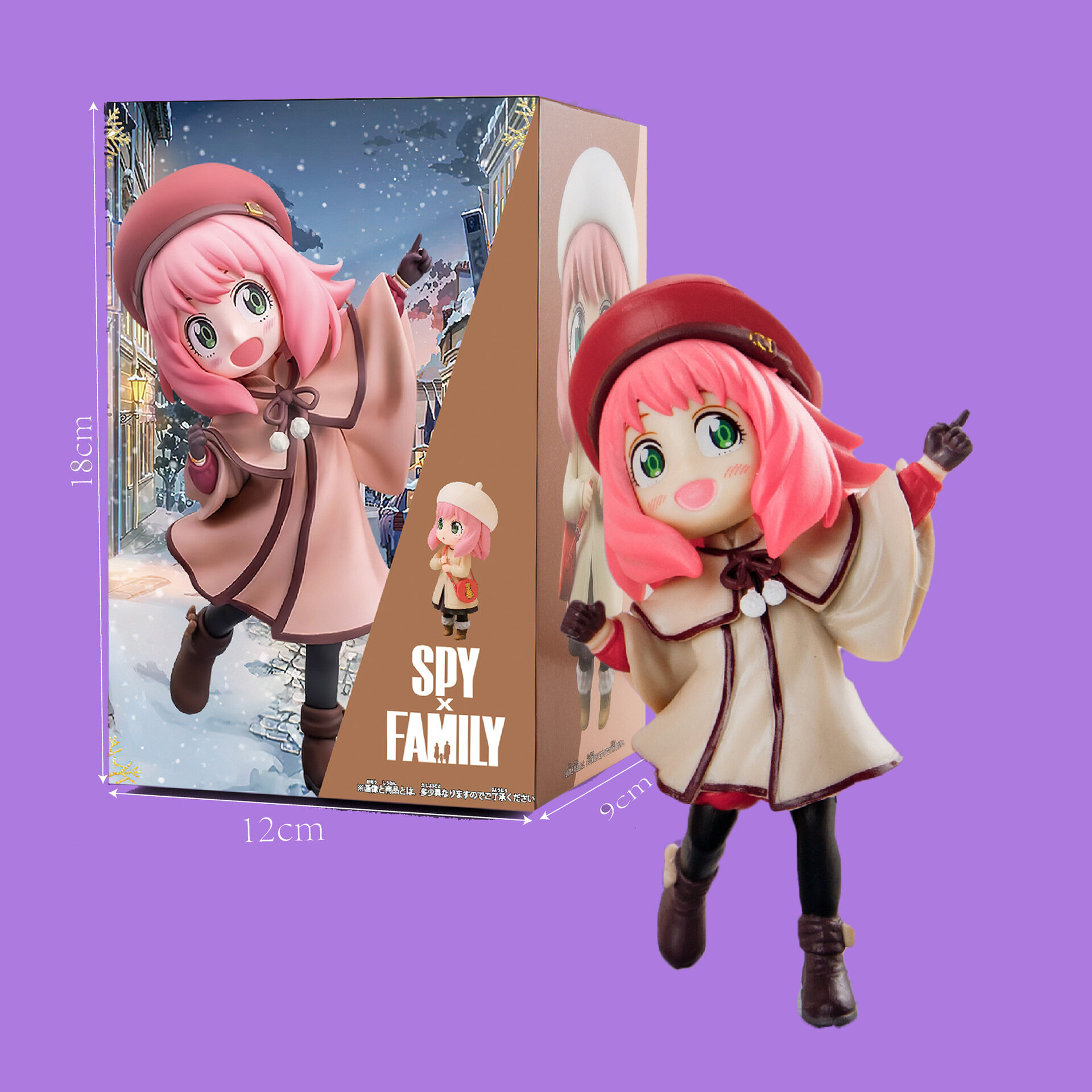 Ограниченная коллекционная статуэтка Ани из фильма Spy x Family Theatrical Edition - Подарочная упаковка в коробку для