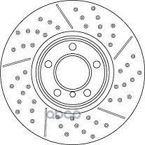 Диск тормозной BMW 1 F20/F21/2 F22/3 F30/F80/4 F32 передний вент. D 340мм. TRW арт. DF6604S