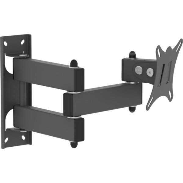 Кронштейн LESTER LST-101.05 ТВ 10- 32 vesa 100x100, черный, 2 колена