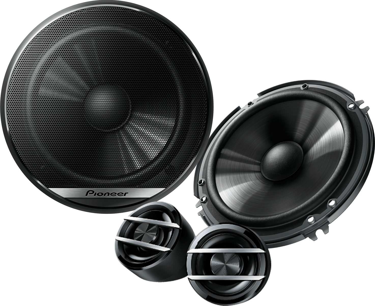 Колонки автомобильные Pioneer TS-G160C-2, 16,5 см, двухкомпонентные, 2 шт.