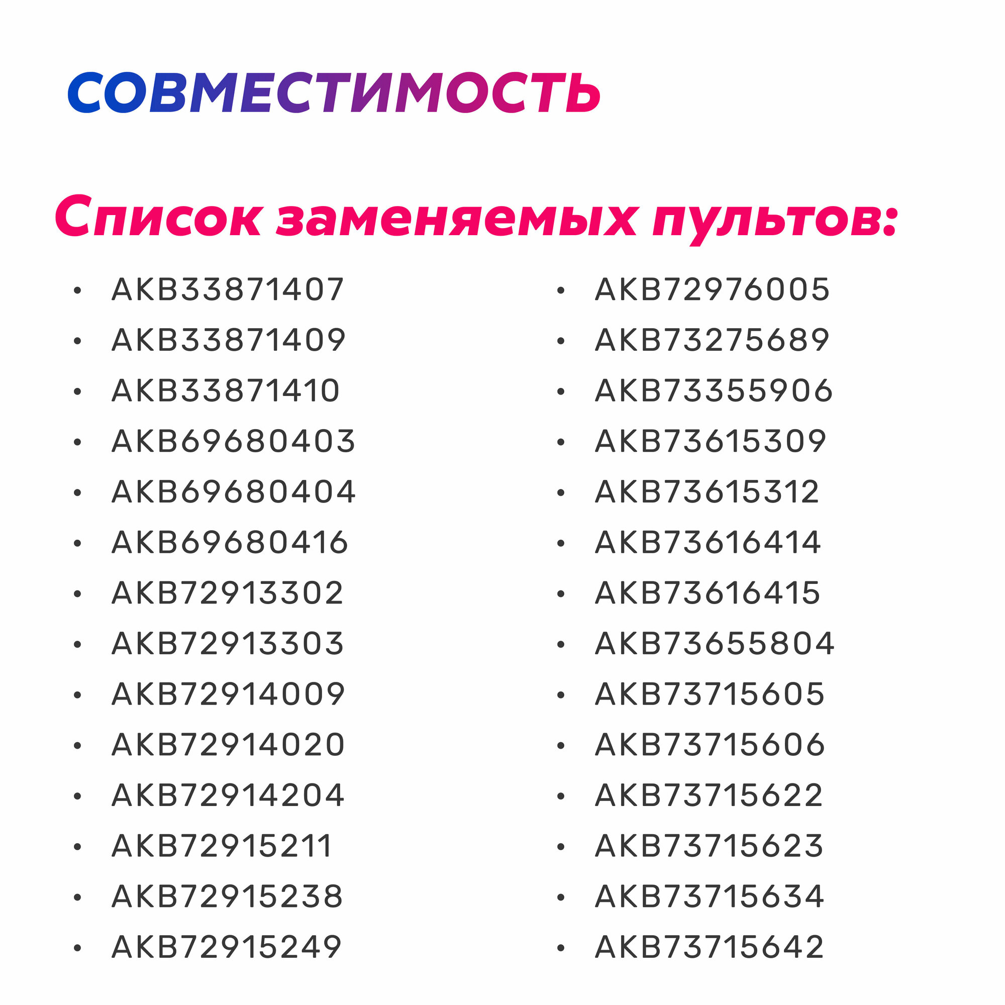 Пульт для LG RM-L810 — фото 1