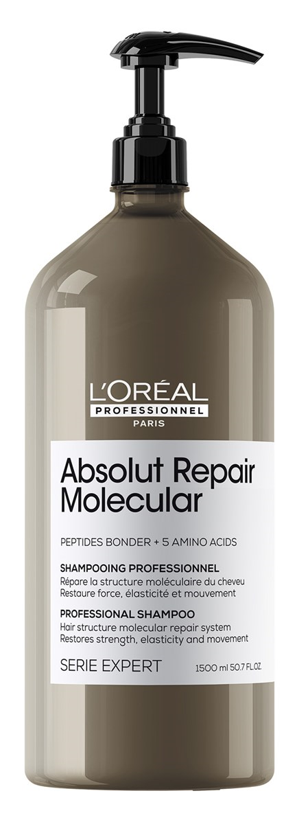 Шампунь L'Oreal Professionnel Absolut Repair Molecular для молекулярного восстановления волос бессульфатный, 1500 мл