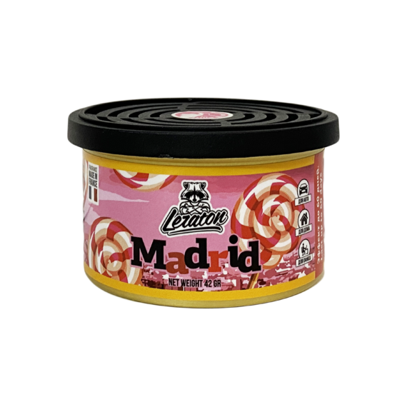 Leraton Ароматизатор для автомобиля в банке Madrid (Lollipop/Леденец)