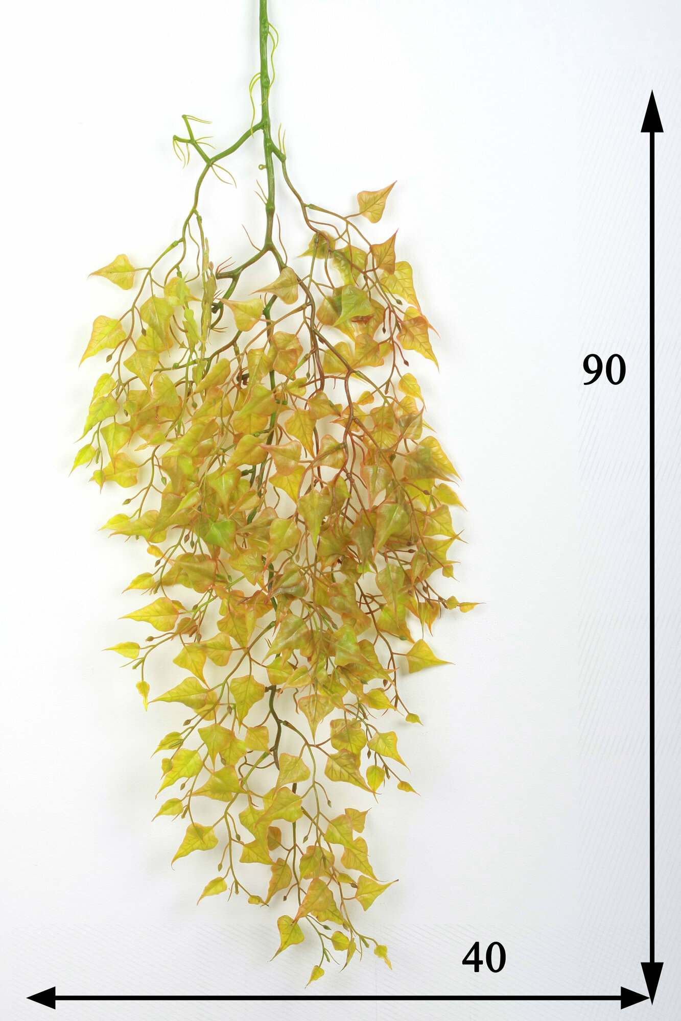 Искусственный плющ Holodilova Хедера, 90x40 см, пластик, стильное дополнение декора