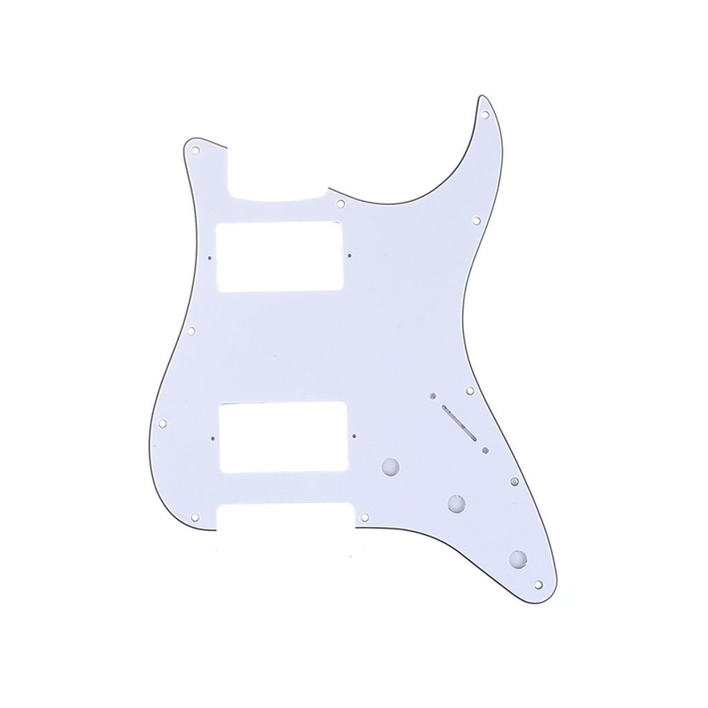 Панель для оригинального Fender Stratocaster HH US/Mexico, Musiclily MX1379AW, трехслойная, состаренный белый