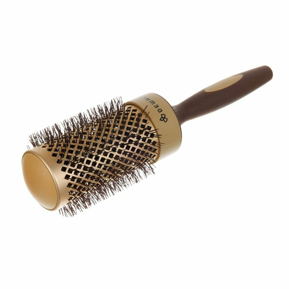 Термобрашинг для укладки волос профессиональный с керамическим покрытием DEWAL PRO из серии премиум d 53/70 мм BRP1053 (волнистая щетина)