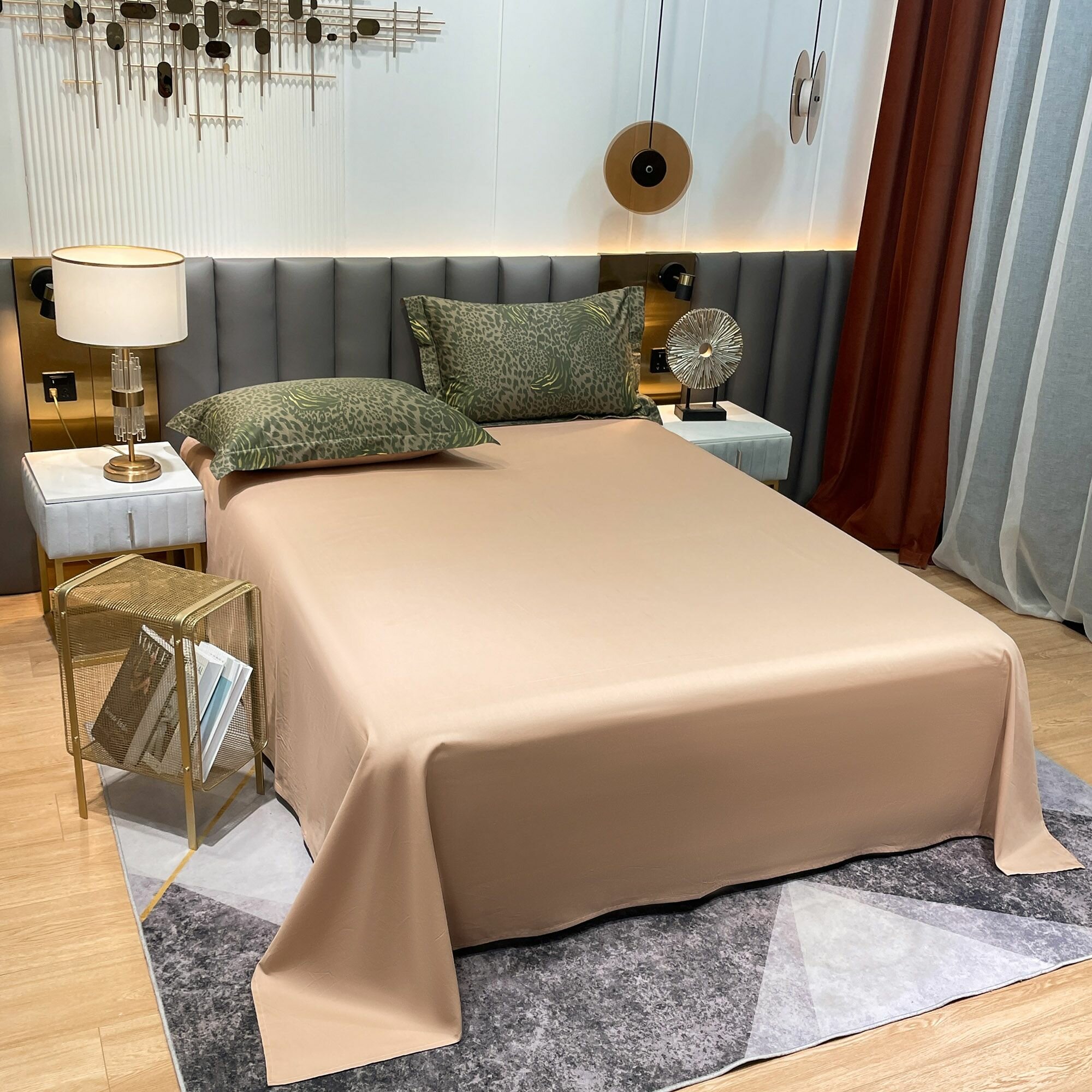 Простыня "Да Шу", 100% хлопок, 220х240 см, подарочная упаковка