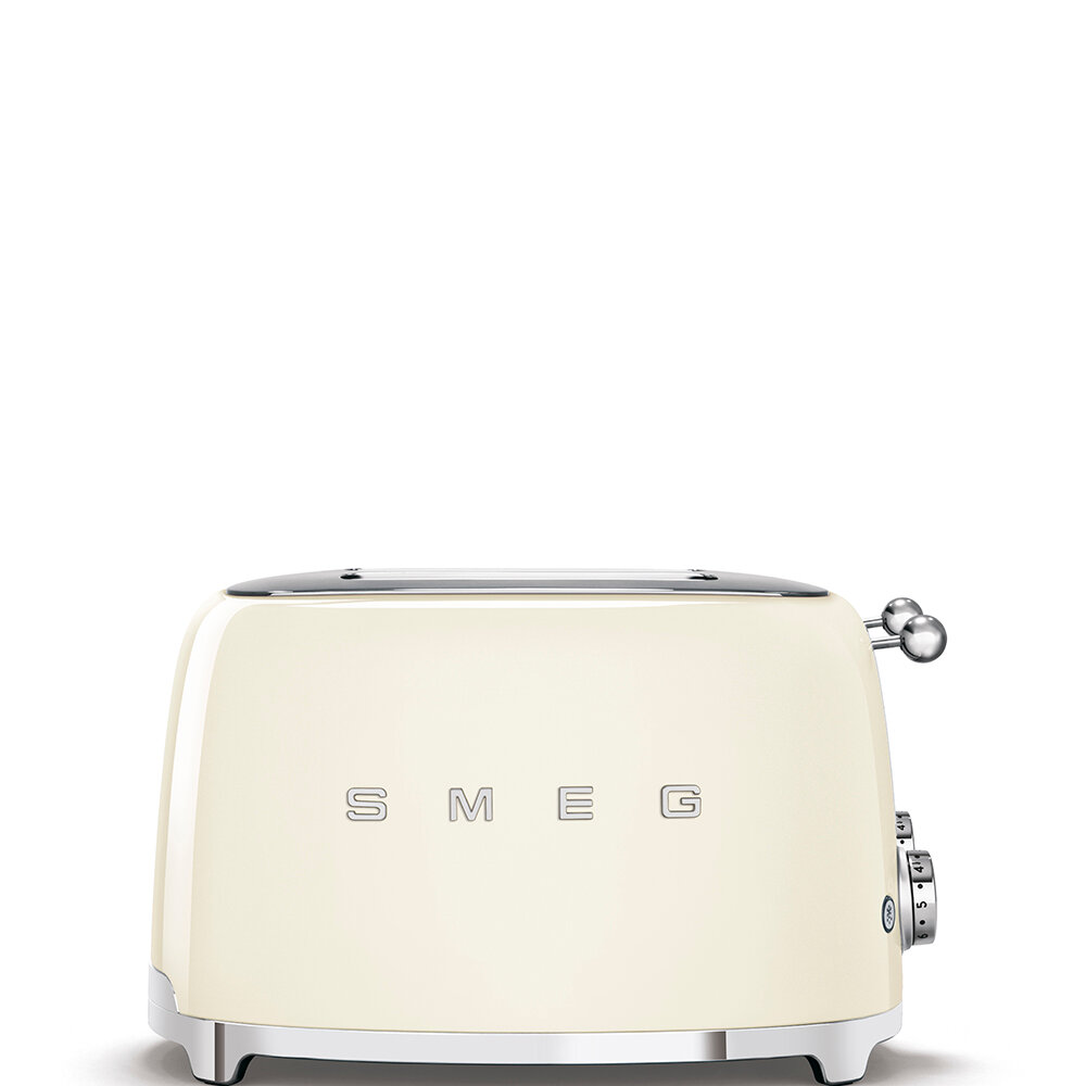 Тостер SMEG TSF03CREU, регулировка степени обжаривания, разморозка, подогрев, 4 ломтика хлеба — фото 1