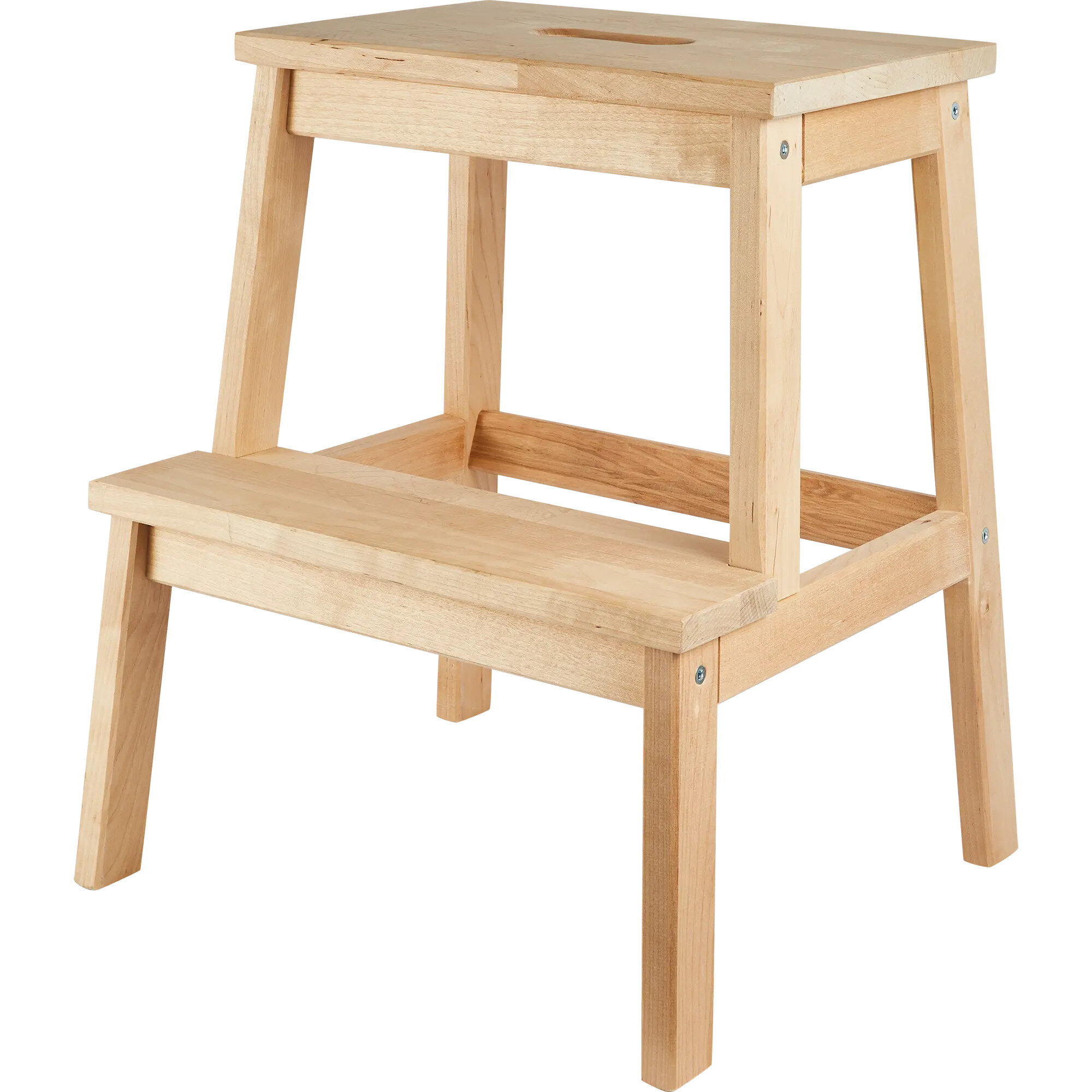 Табурет-стремянка 49.5x43x39 см, дерево, цвет бежевый