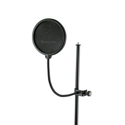 K&M 23956-000-55 поп-фильтр, диаметр 130 мм, чёрный (студийная ветрозащита)