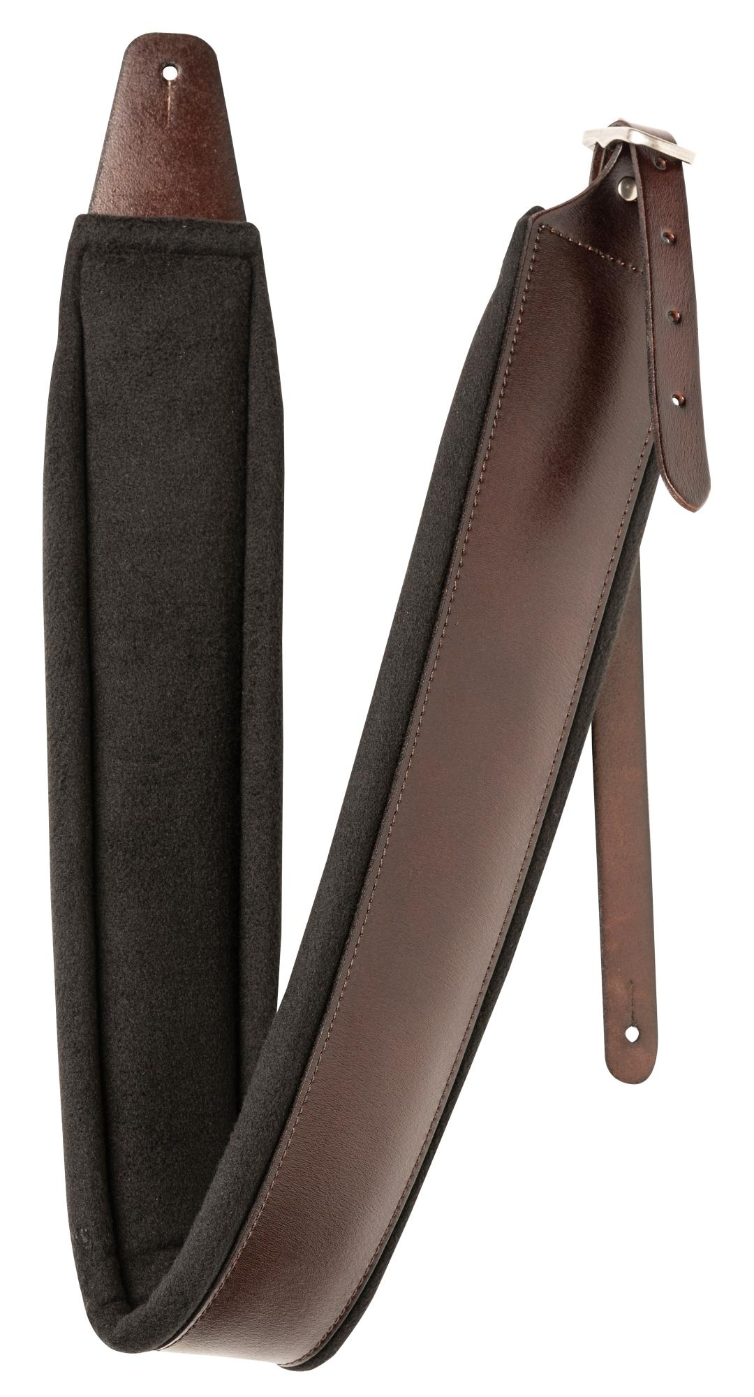 STAGG SLPL-BUCKLE BRW - гитарный кожаный ремень